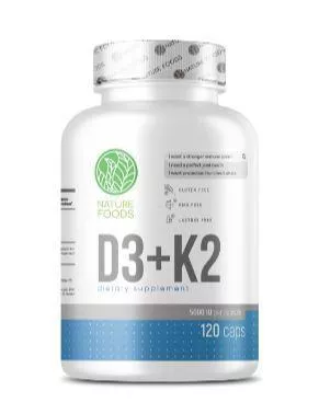Nature Foods Vitamin D3+K2 120 caps купить недорого, заказать с ...